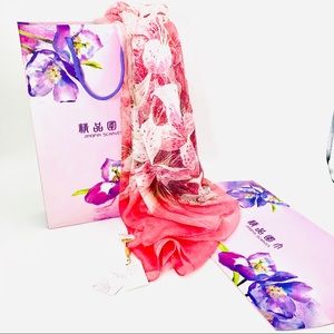 JingPin Scarves | Accessories | Authentic 0 Silk Jingpin Chinese Lily ...